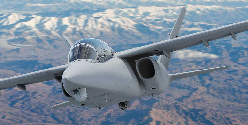 Textron AirLand Introduces Scorpion ISR Strike Aircraft
