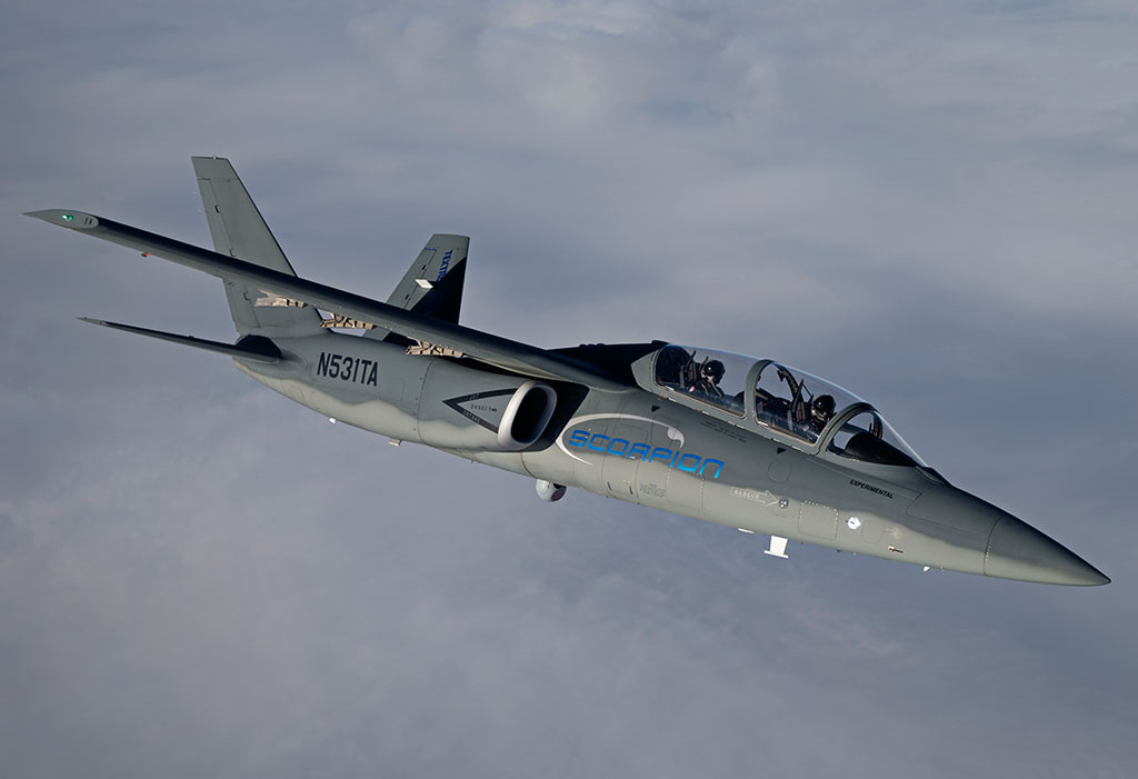 Textron AirLands Scorpion ISR Strike Trainer Jet to Showcase Capabilities